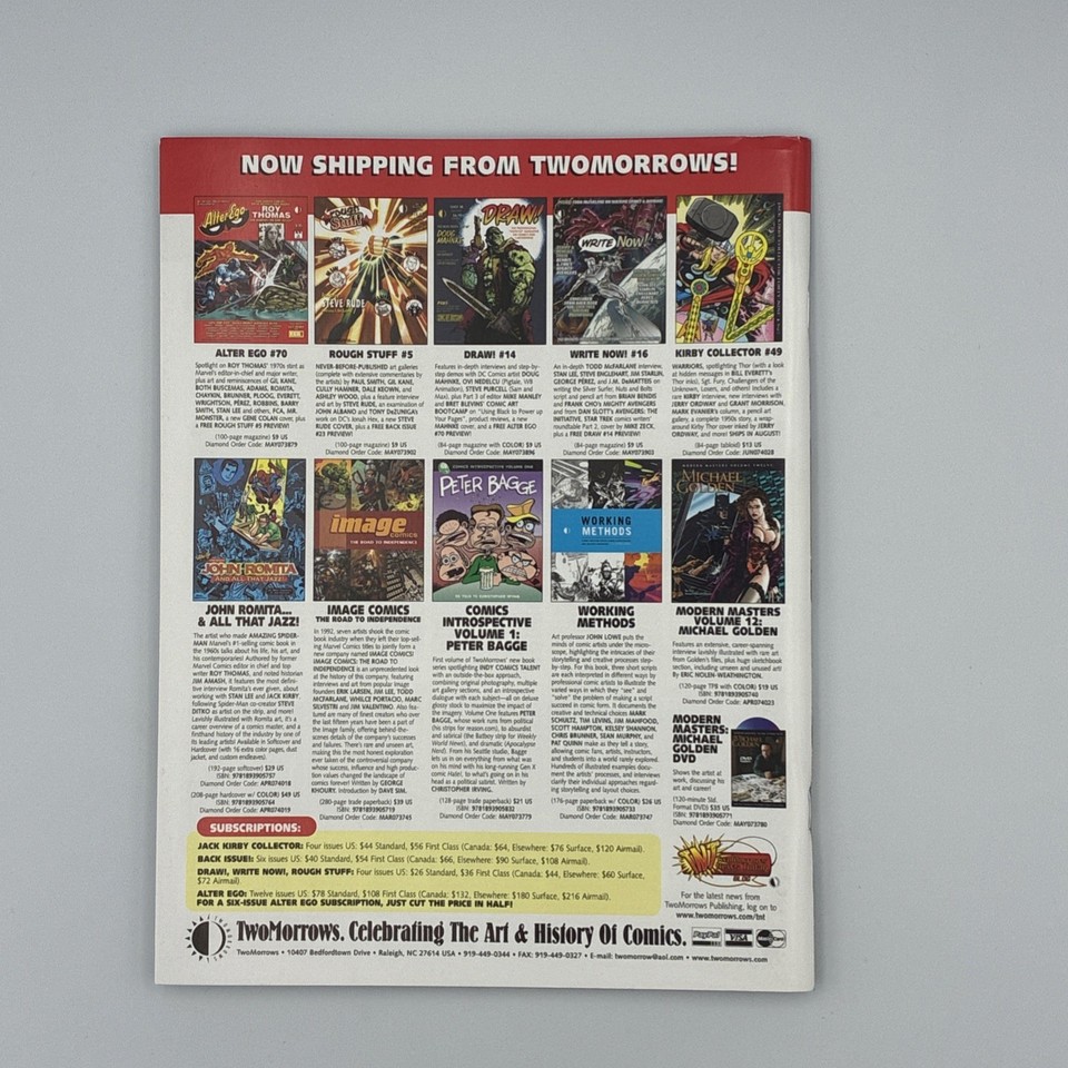 Back Issue Magazine 23 AH! Adam Hughes Mary Jane Comics Go Hollywood ...