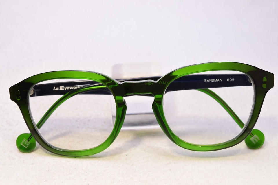 LA EYEWORKS 609 SANDMAN EYEGLASS/SUNGLASS FRAMES 48[]24/140 ITALY | eBay