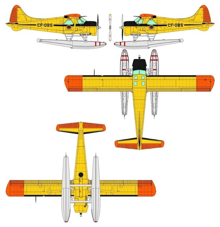Dora Wings 48060 1:48 DHC-2 Beaver Floatplane Plastic model kit | eBay