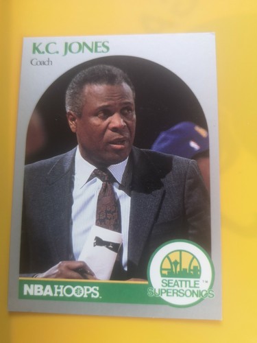 Carte Collection Nba Hoops 1990 Coach #329 Kc Jones Seattle ...