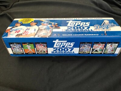 2007 TOPPS BASEBALL CARD COMPLETE FACTORY SEALED SET Los Angeles ...