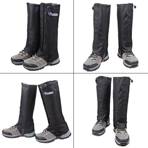 Waterproof Shoe Gaiters Rain Snow Boot Gators Men Women Outdoor Running ...