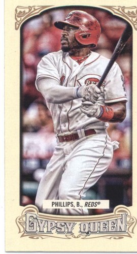 2014 Topps Gypsy Queen Mini Base Cards #228 Brandon Phillips Reds NM-MT ...