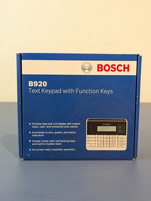 Brand New Bosch B920 Text Keypad with Function Keys - LCD Display ...