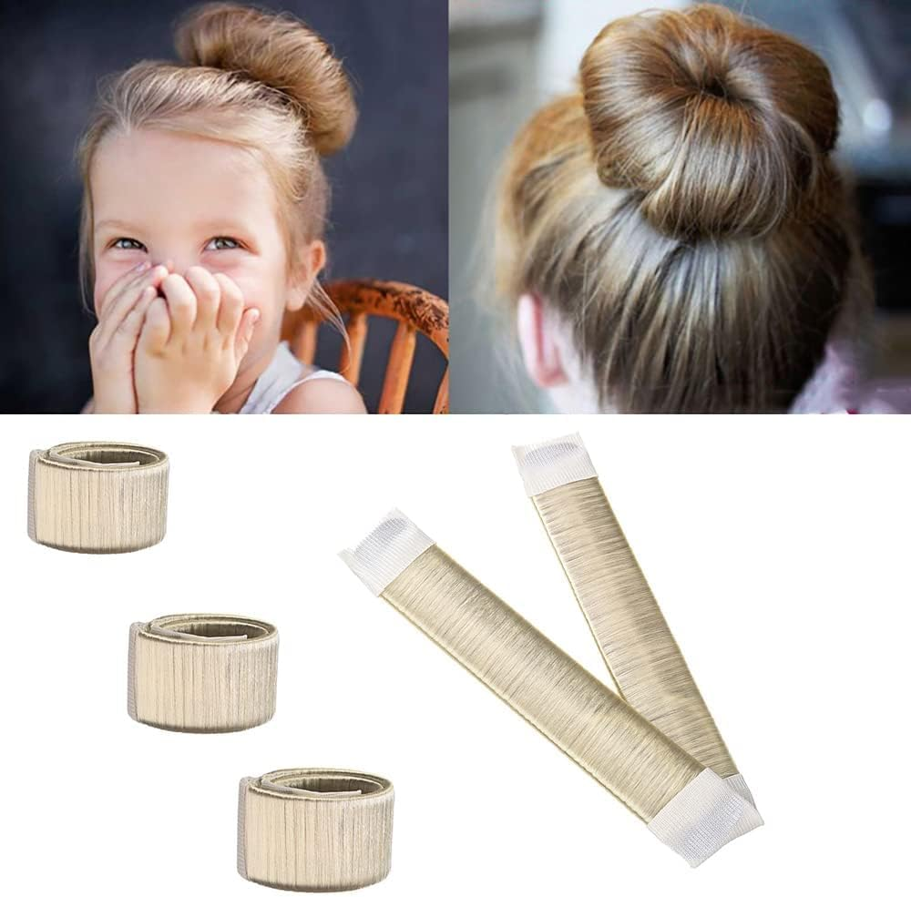 Versatile Hair Bun Maker Set for Kids, 15CM Buns Create Perfect ...