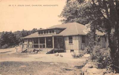 Charlton Massachusetts Joslin Camp Building Antique Postcard J79988 | eBay