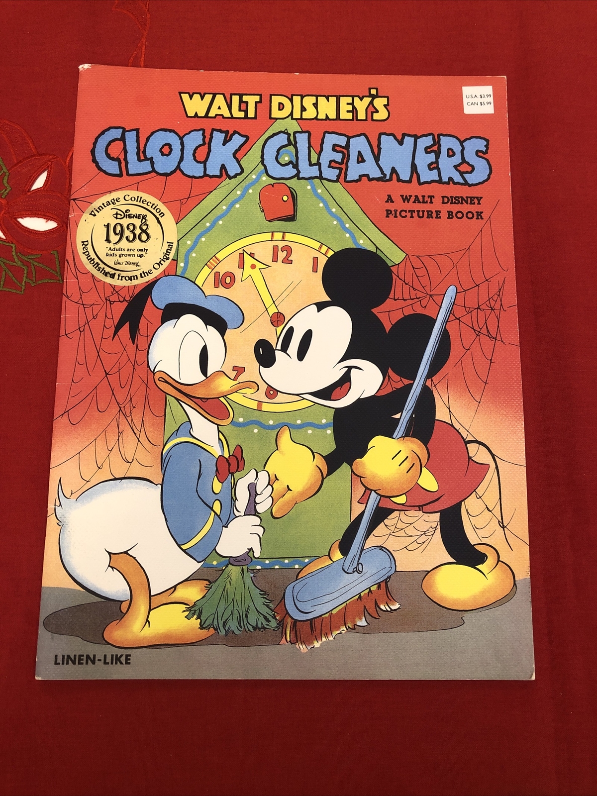 Walt Disneys Clock Cleaners A Walt Disney Picture Book Vintage ...