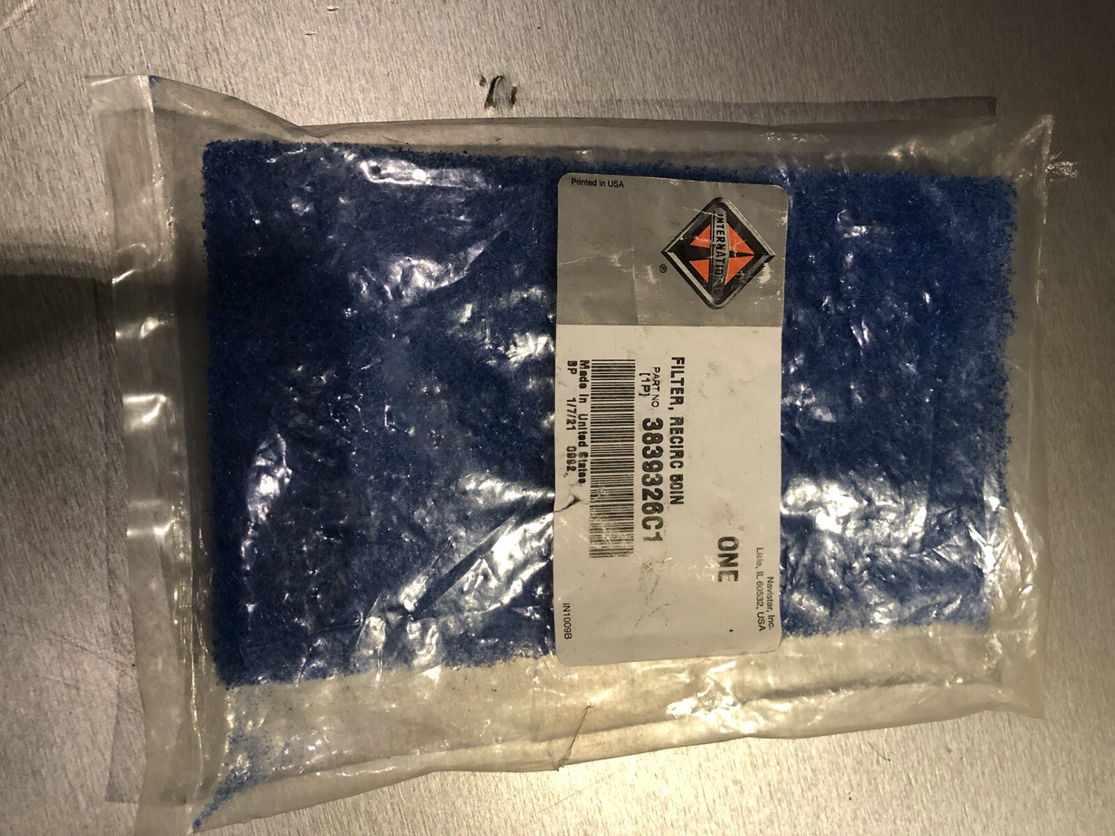 Navistar 3839326C1 International Filter Recirc | eBay