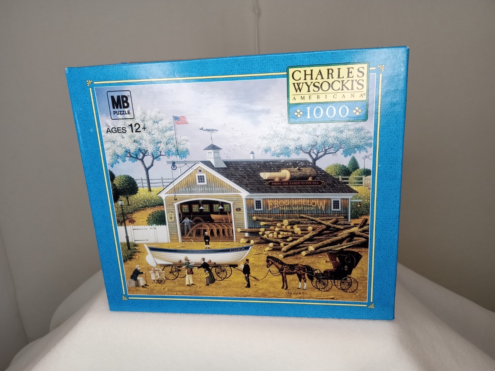 Charles Wysocki Americana Sealed 1000 Piece Boat Jigsaw Puzzle 2005 ...