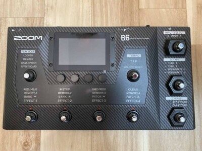 Zoom B6 Bass Guitar Multi-Effects Pedal Processor | eBay