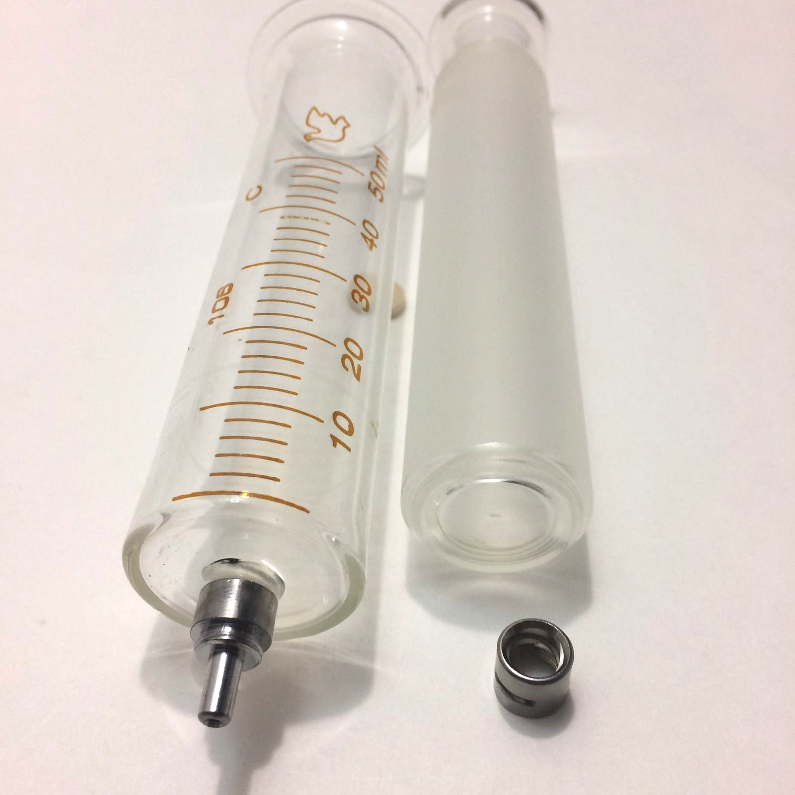 5 mL 10 ml 20 mL 50 mL GLASS SYRINGE LUER LOCK TIP / SLIP TIP DISPENSER ...