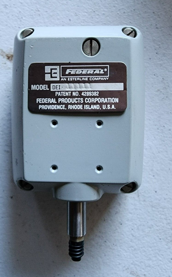 Federal Maxum DEI-11111 Digital Electronic Dial Indicator 0.0001" Grad ...