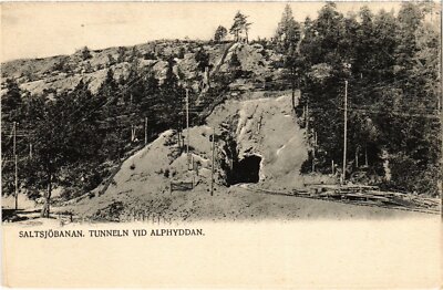 PC SWEDEN SALTSJÖBANAN TUNNELN VID ALPHYDDAN (a3858) | eBay