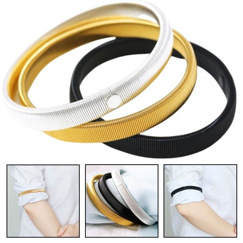 Bracelet Hoop Armband Garter Wristband Shirt Sleeve Holder Arm Band ...