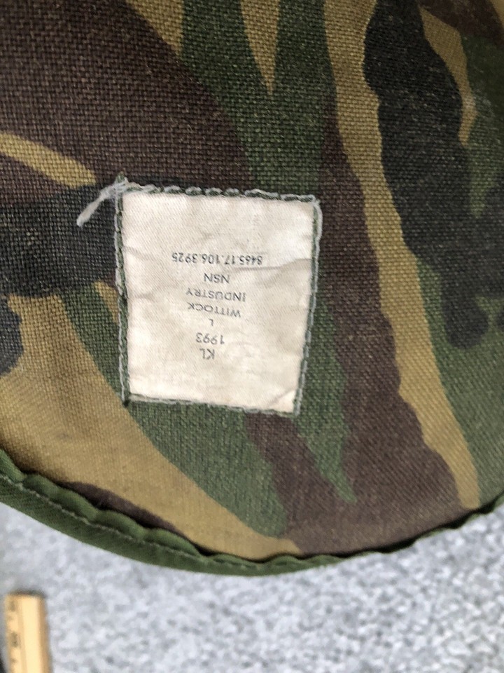 DPM camouflage m93 dutch army tactical load bearing vest / chest rig | eBay
