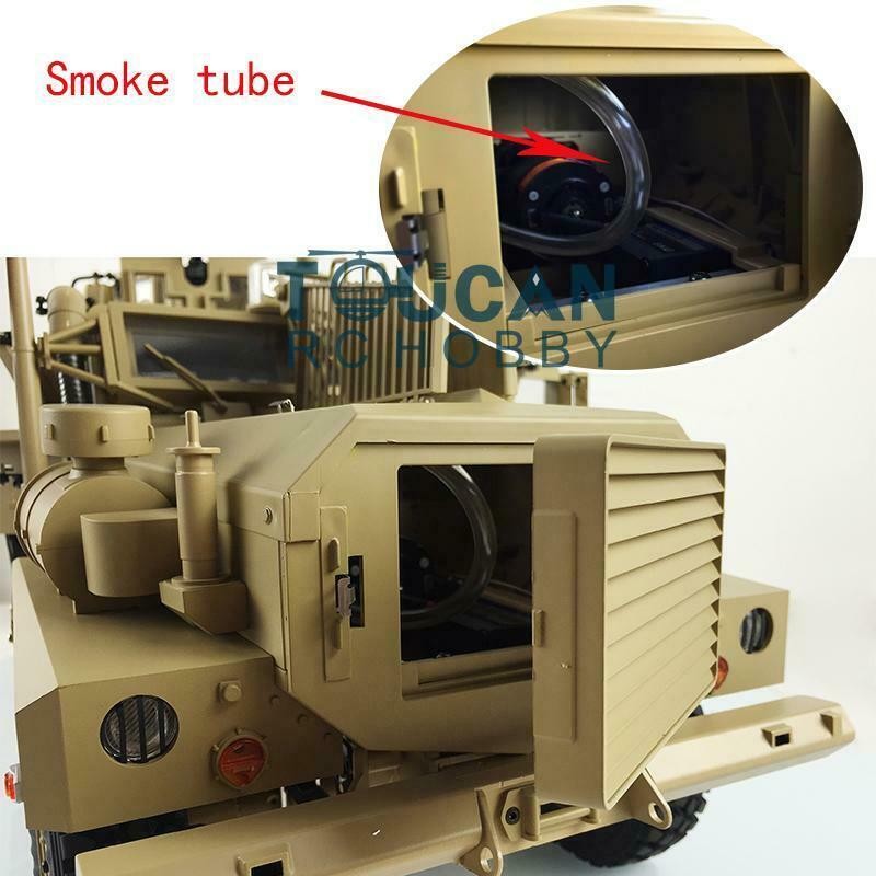 HG 1/12 6*6 RC Car MRAP Vehicle 16CH Radio Explosion Proof Car W/ ESC ...