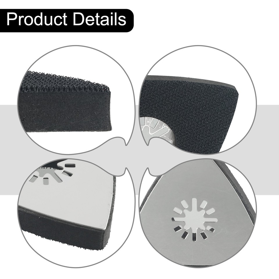 80*80mm Triangular Sanding Pad Stainless Steel Polishing Disc ...