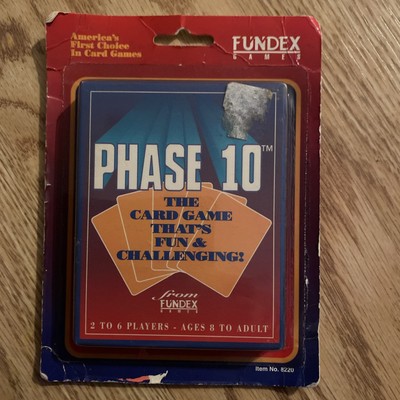 New Sealed 1992 Vintage Fundex Games Phase 10 Card Game | eBay