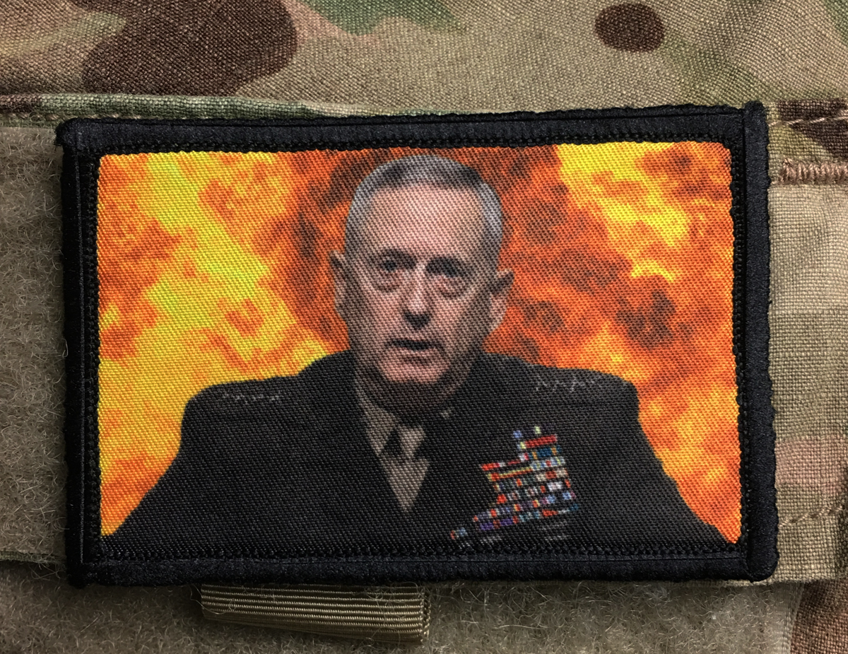 General Mad Dog Mattis Morale Patch Tactical Military Army Badge Hook ...