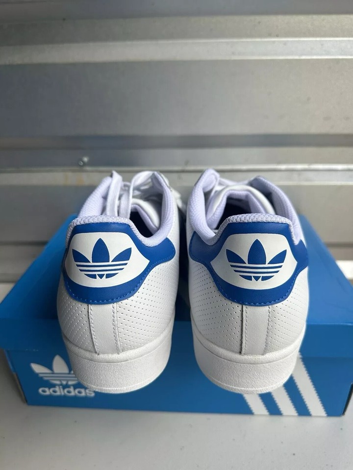 Adidas Originals Superstar 'White Blue Bird' Mens Sneakers IF3652 | eBay