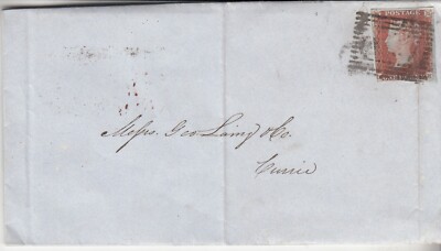 QV Imperf Penny Red Entire: Inverness to Currie, 14-16 November 1846 ...