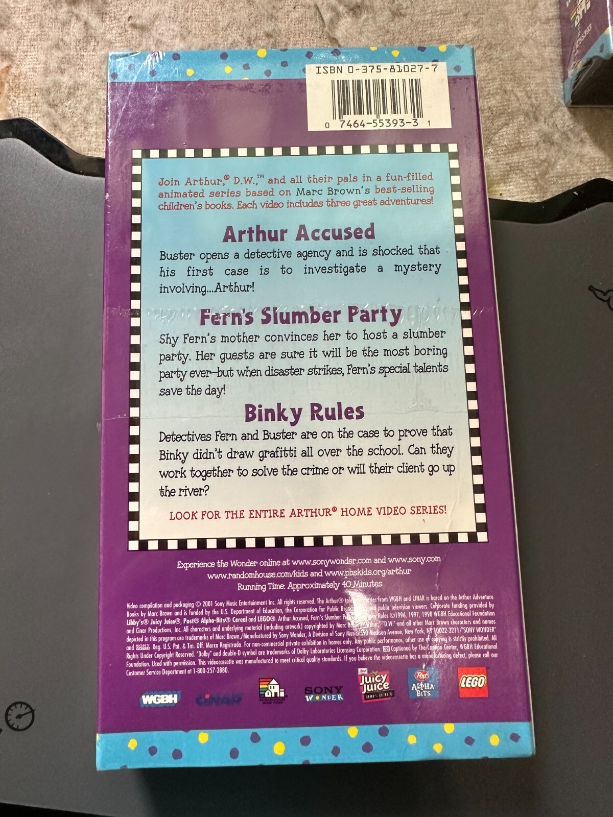 New Sealed Arthur - Arthurs Mystery Files VHS 2001 74645539331| eBay