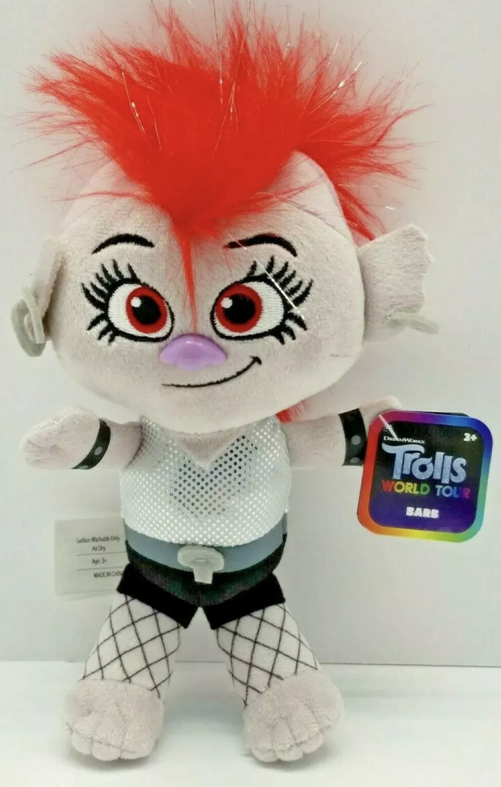 DreamWorks Trolls World Tour Movie Barb Plush Doll 8 inch Brand New ...