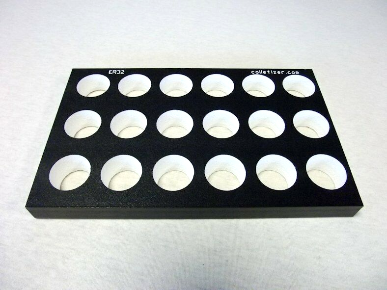ER32 Blank Collet Rack - 18 Pocket - Organizer Set Holder Stand Tray CR ...
