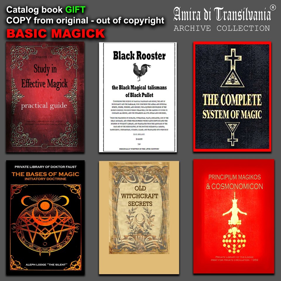 antique book occult black magic rare esoteric manuscript satanic ...