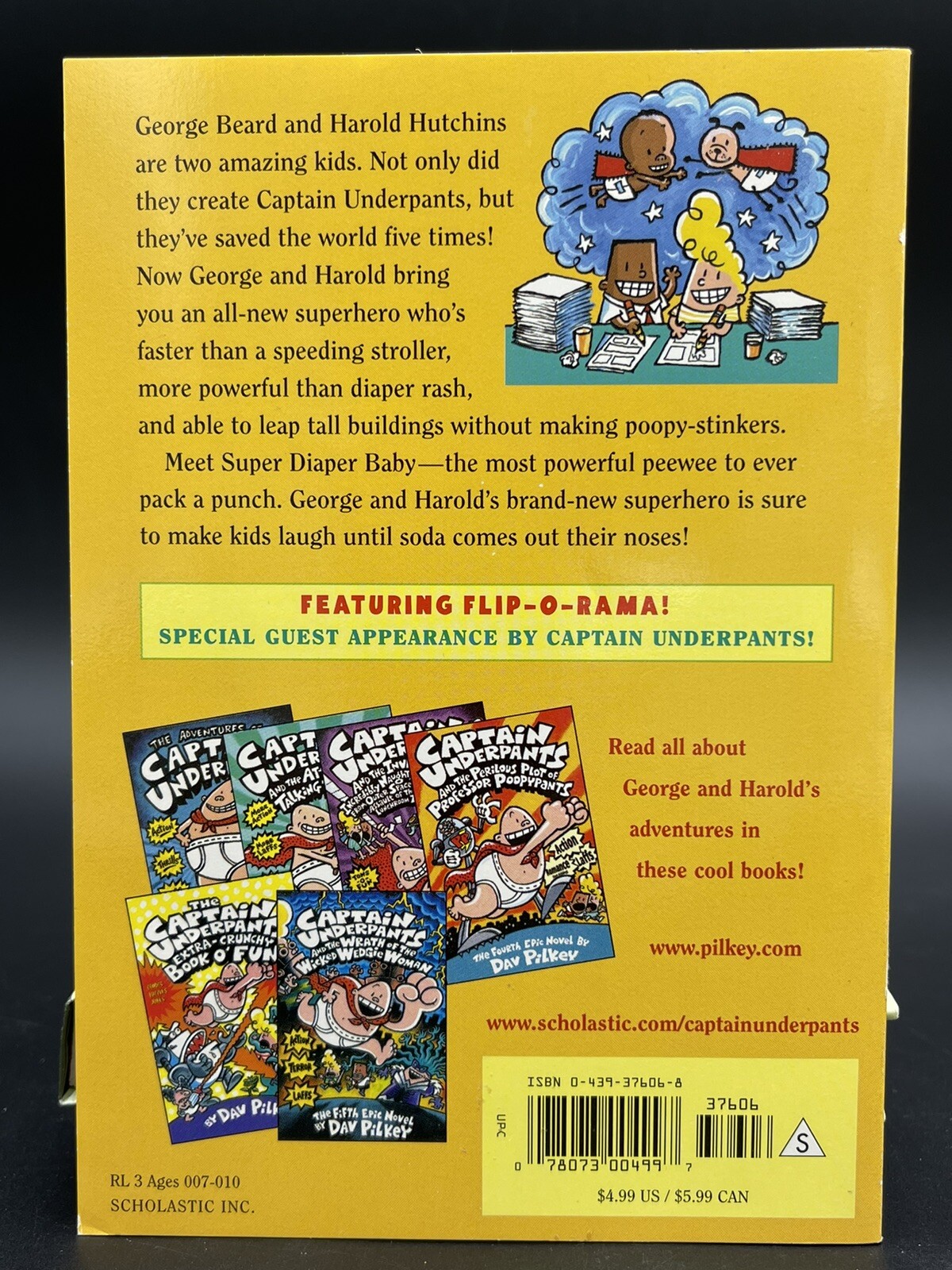 Captain Underpants Ser.: The Adventures of Super Diaper Baby by George ...