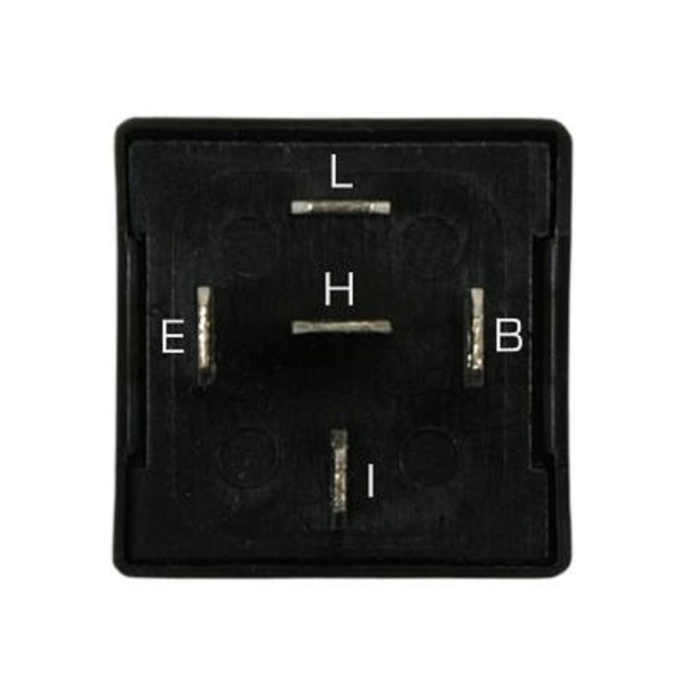 Novita EP27 5-Pin Electronic Turn Signal Flasher Relay Hazard LED Light ...