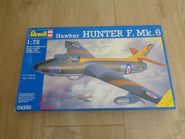 Revell Hawker Hunter F. MK 6 Model Kit 04350 1/72 Unopened Still for ...