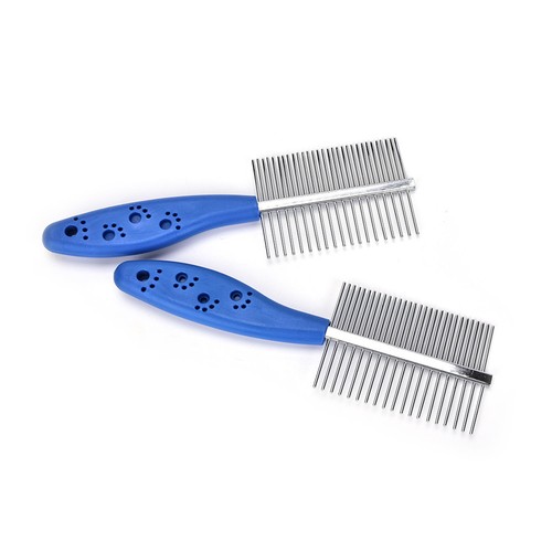 Grooming Comb Brush Comb Rake Hair Shedding Kill Flea For Pet Cat Dog ...