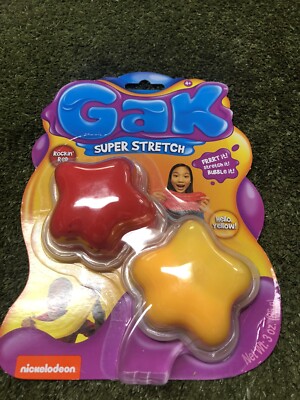 Nickelodeon Gak Super Stretch Rockin Red & Hello Yellow. Gak is Back ...