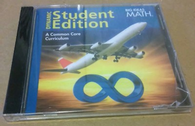 RARE NEW - DYNAMIC STUDENT EDITION BIG IDEAS MATH CD ROM COMMON CORE ...