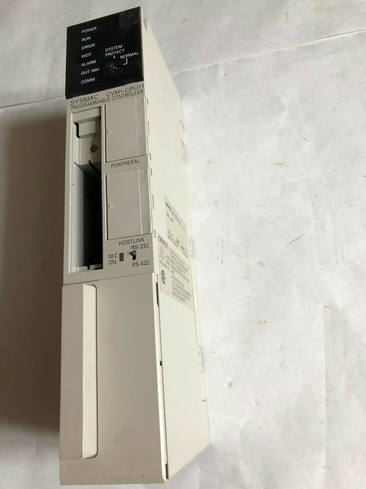 OMRON CVM1-CPU11-E PLC CPU UNIT,CVM1-CPU11 SYSMAC PROGRAMMABLE CONTROLLER,EN | eBay
