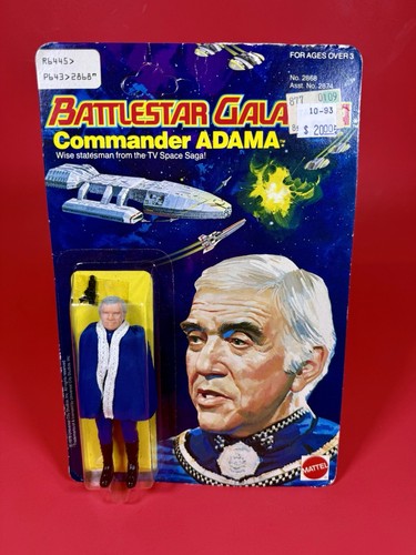 1978 Battlestar Galactica Adama Original Card W/ All Accessories Nice ...