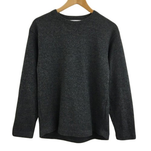 The Shop Tk Sweater Knit Pullover Round Neck Plain Long Sleeve M Gray ...