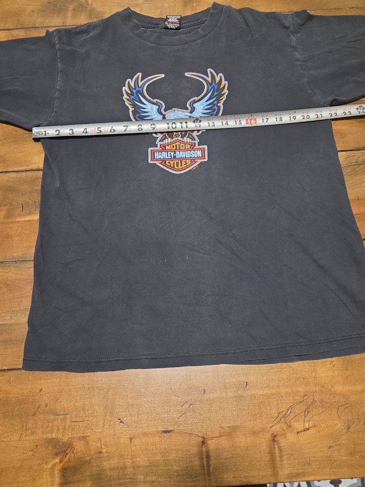 Vintage 90s Harley Davidson Motex Worcester England Shirt Holoubek Mens ...