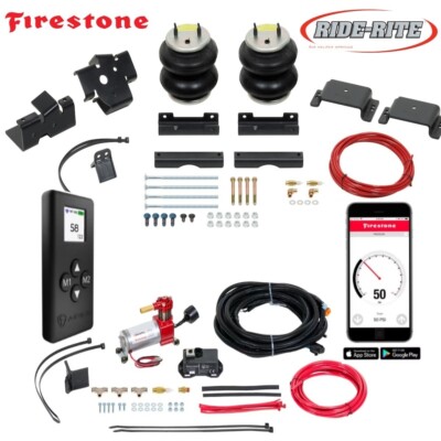Firestone Ride Rite Bags Air & Wireless Compressor w/ Remote for 14-25 ...