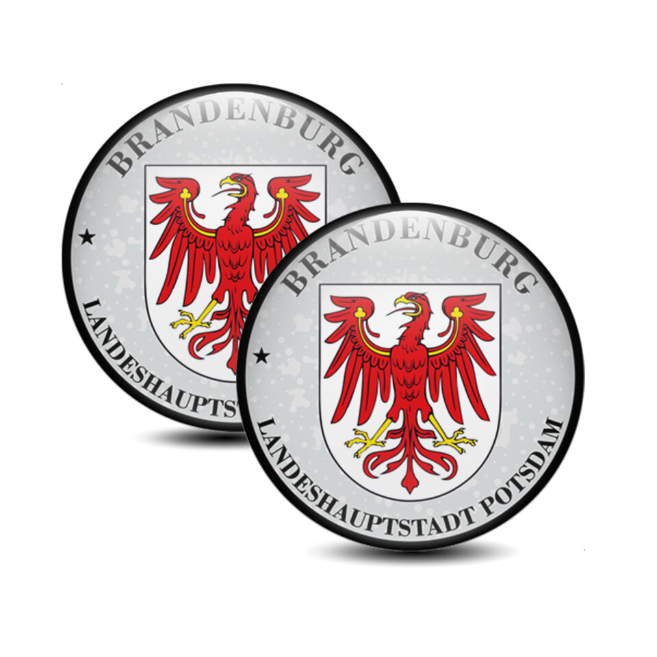 2x 3D Gel Stickers German License Plate Registration Seals Badge All ...