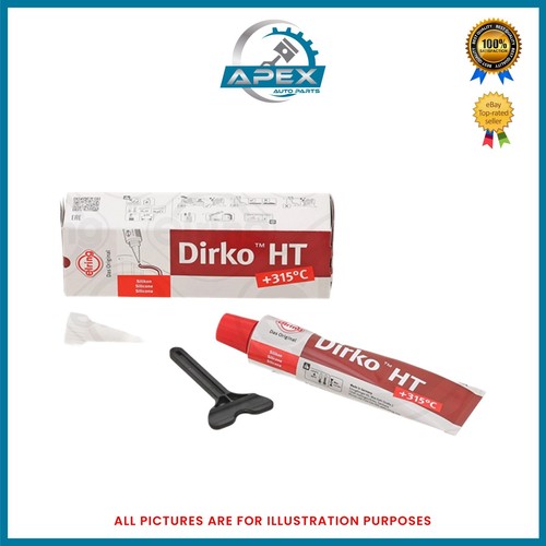 ELRING DIRKO RED SILICONE GASKET SEALER HT 315 DEGREES CELCIUS) 70ML ...