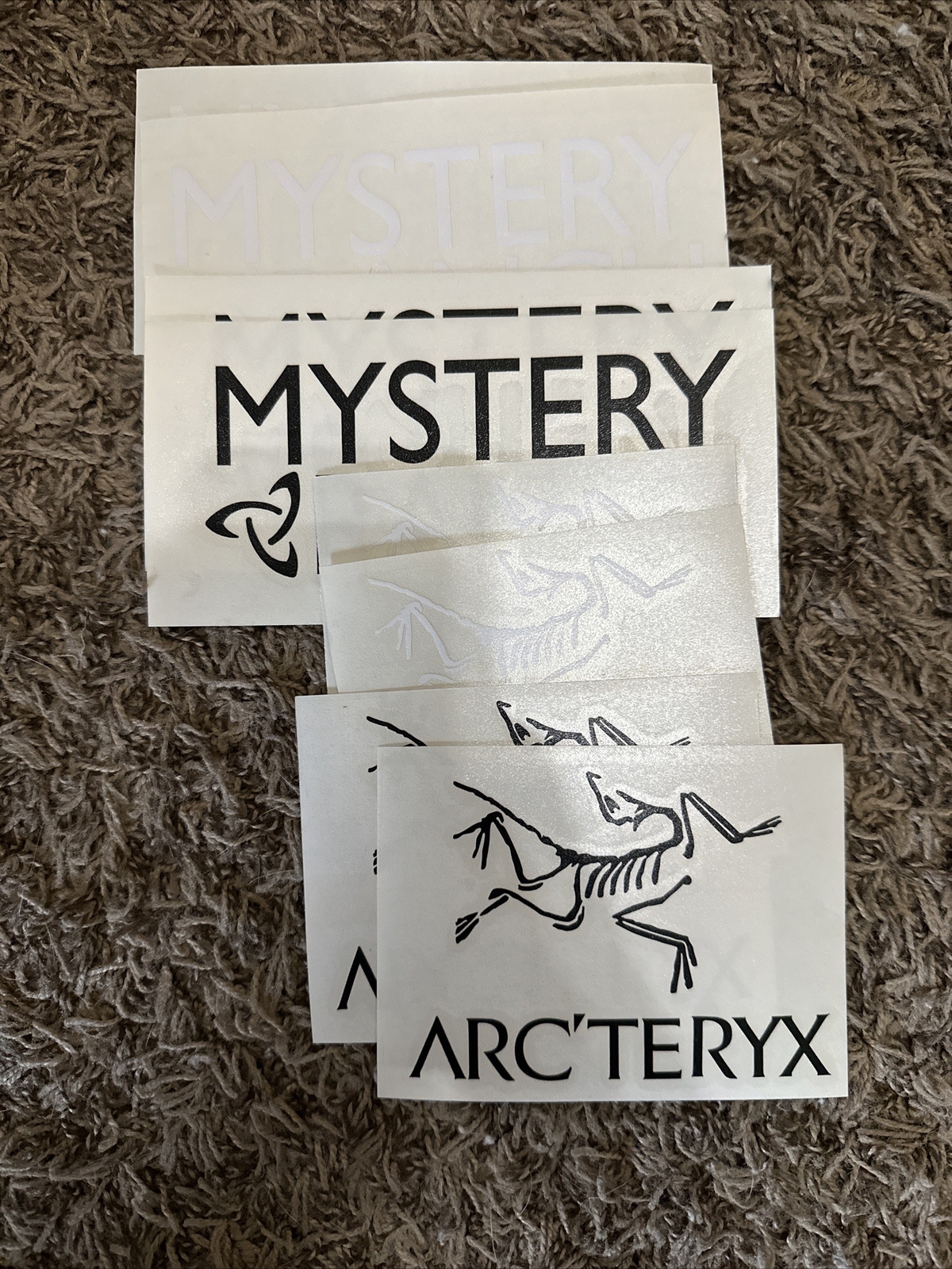 Outdoor Sticker Decal White Black 5” Mystery ranch White Black 7” | eBay