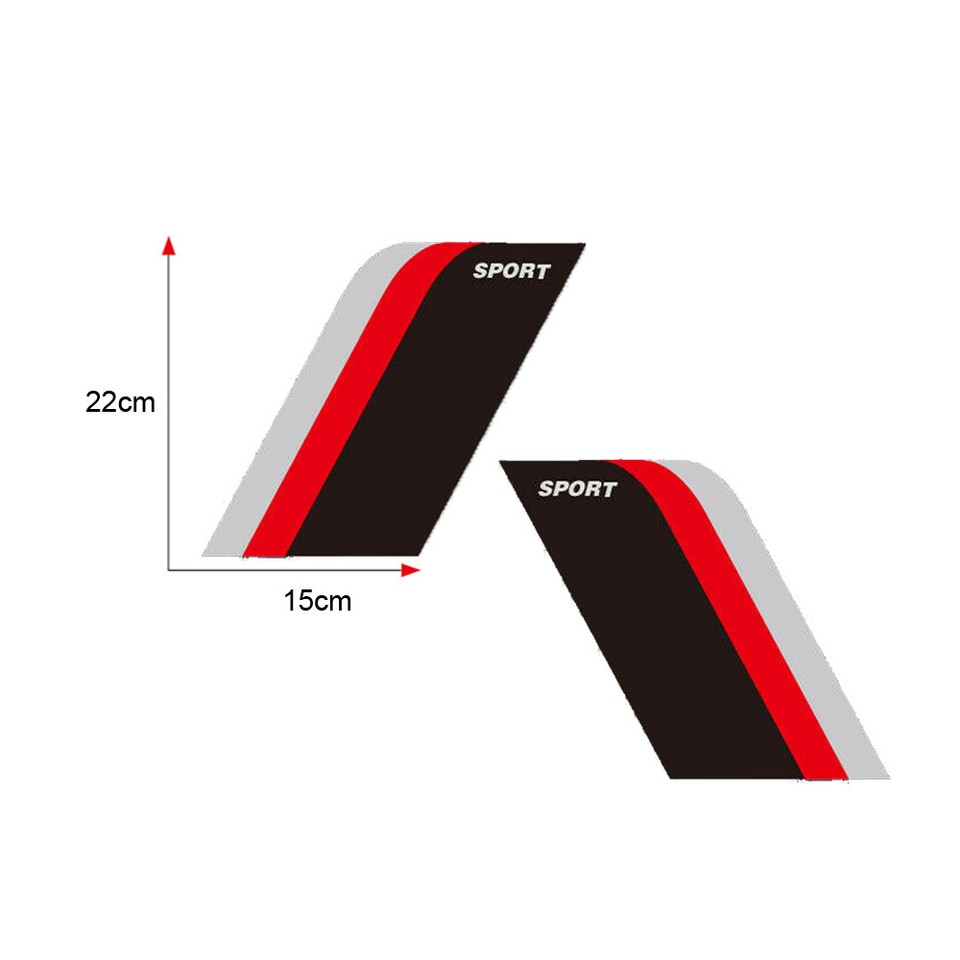 Car Accessories SPORT Door Side Fender Racing Sticker Graphic Decal Car ...