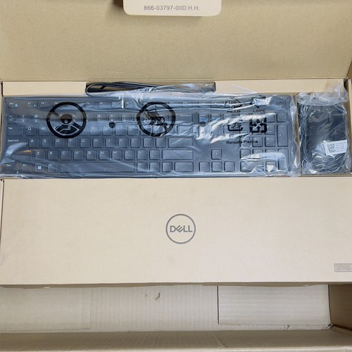 Dell KM300C Wired Keyboard and Mouse, Black, USB, Optical, 1000 dpi | eBay