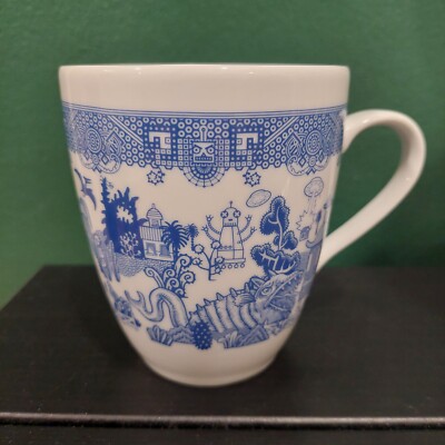 Vtg Don Moyer Calamityware Things Could Be Worse Blue White Coffee Mug ...