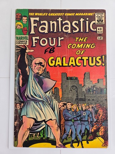 Fantastic Four #48 Marvel Comics 1966 1st Appearance Silver Surfer ...