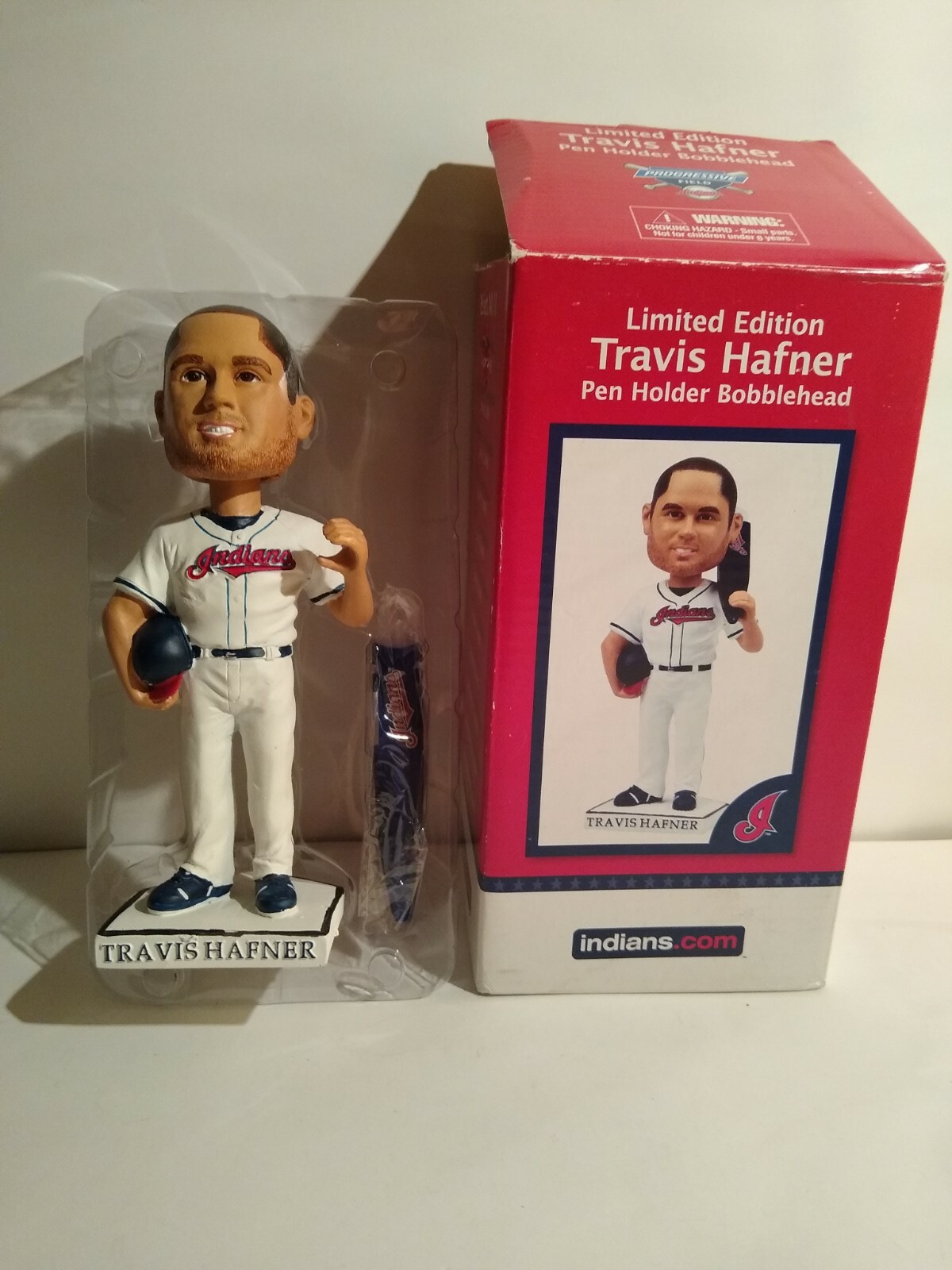 Travis Hafner Sept 2009 Pen Holder Cleveland Indians Bobblehead NIB | eBay