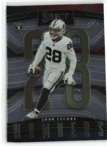 2022 Select Numbers Josh Jacobs Las Vegas Raiders #SN-13 | eBay