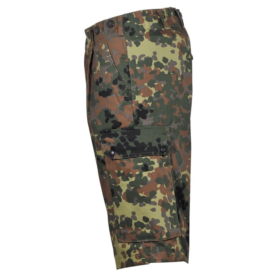 BW Flecktarn BDU Cargo Bermuda German Army Shorts Pants Short With Side ...